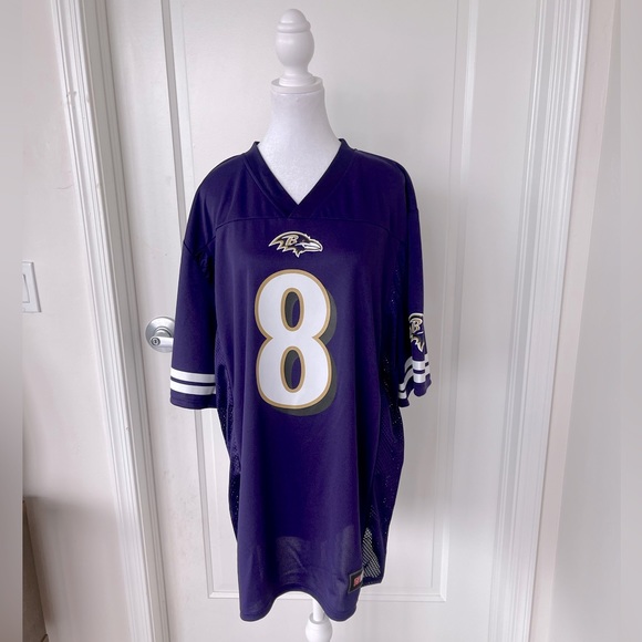 NFL | Shirts | Lamar Jackson 8 Baltimore Ravens Nfl Team Apparel Jersey ...